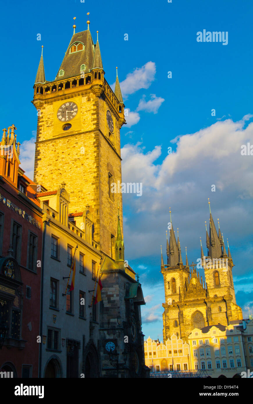 Prague spires old town towers hi-res stock photography and images - Alamy