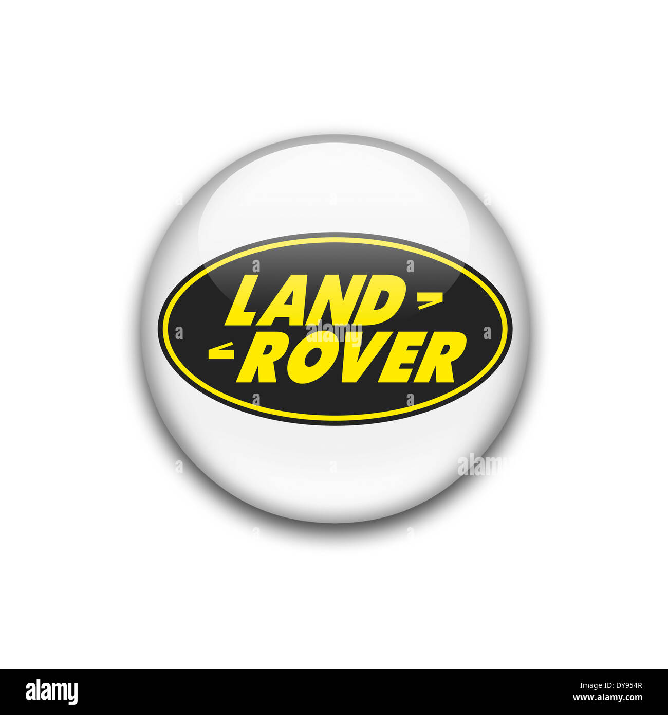 Land Rover logo icon symbol emblem flag Stock Photo - Alamy