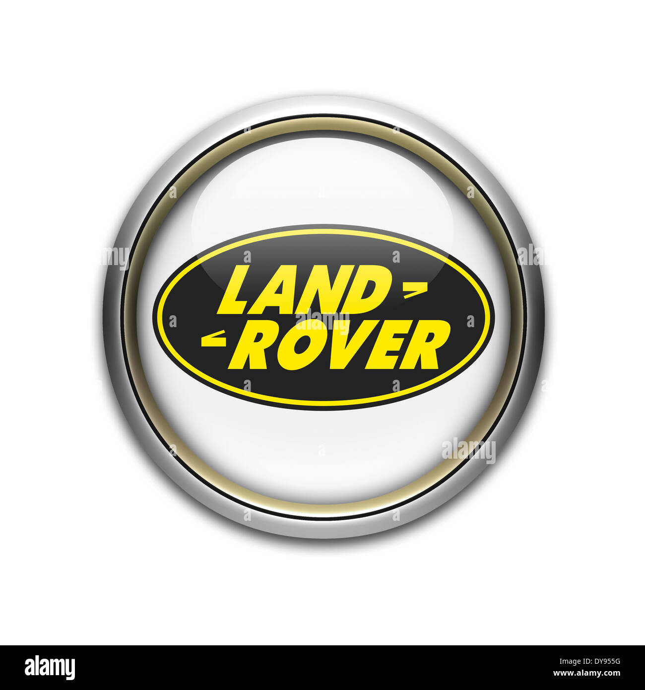 Land Rover logo icon symbol emblem flag Stock Photo - Alamy