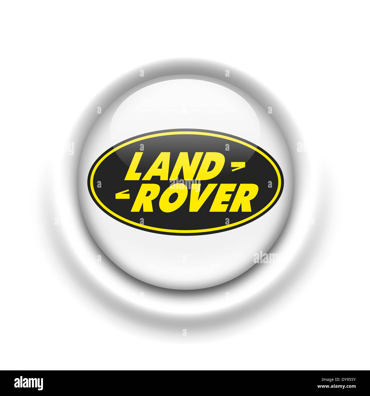Land Rover logo icon symbol emblem flag Stock Photo - Alamy
