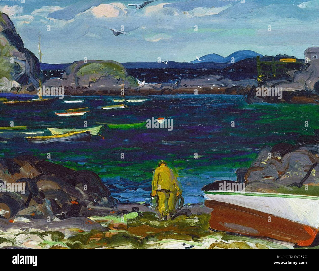 George wesley bellows the harbor hi-res stock photography and images ...