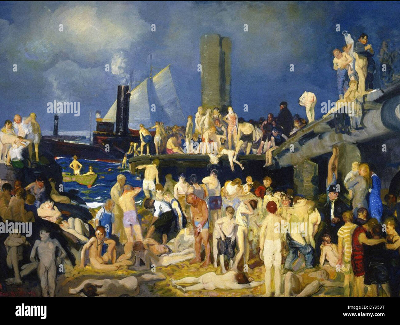 George Wesley Bellows Riverfront Stock Photo - Alamy