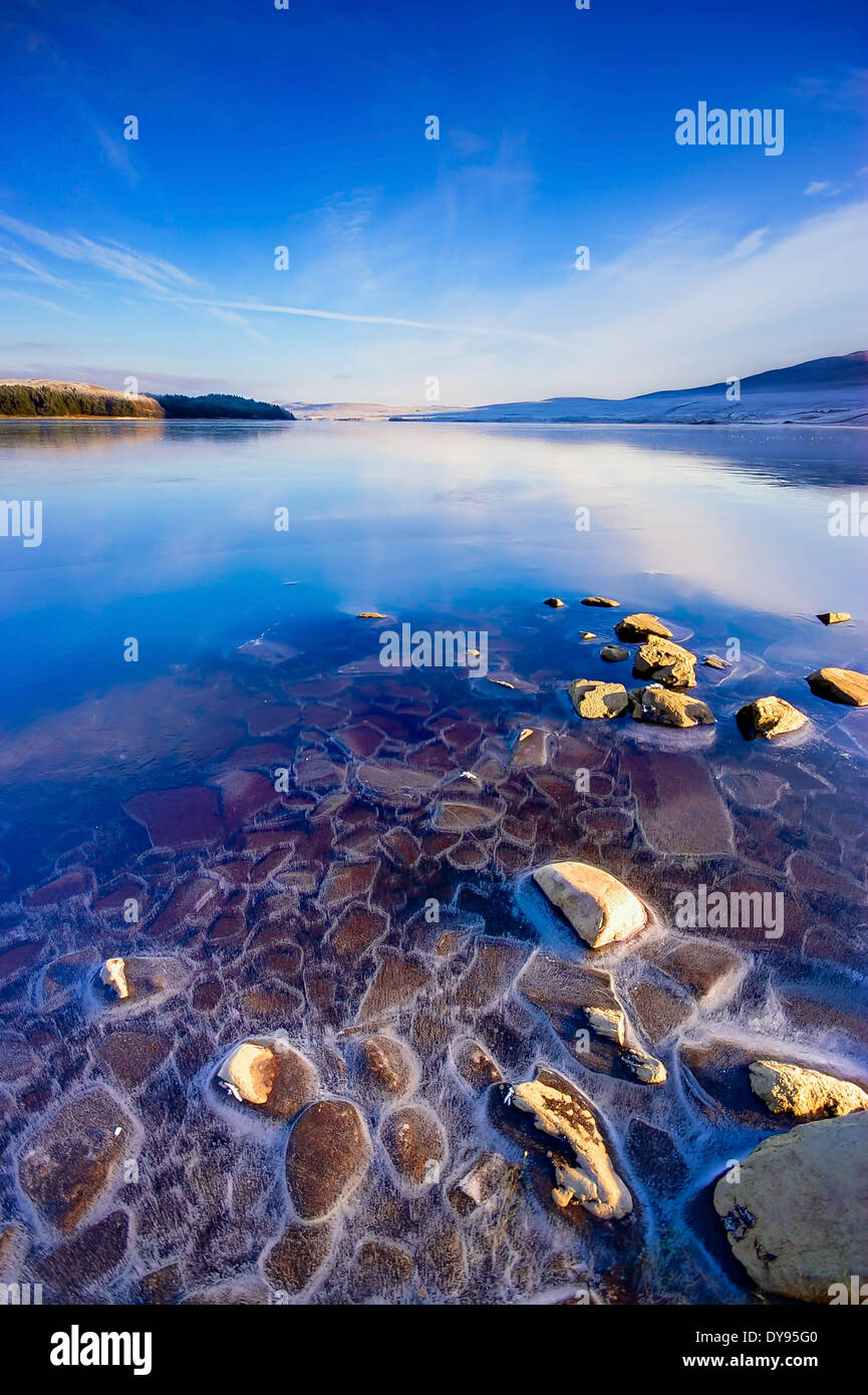 Great Britain, Scotland, Sutherland, Oykel, Altnaharra, Loch Naver, in ...