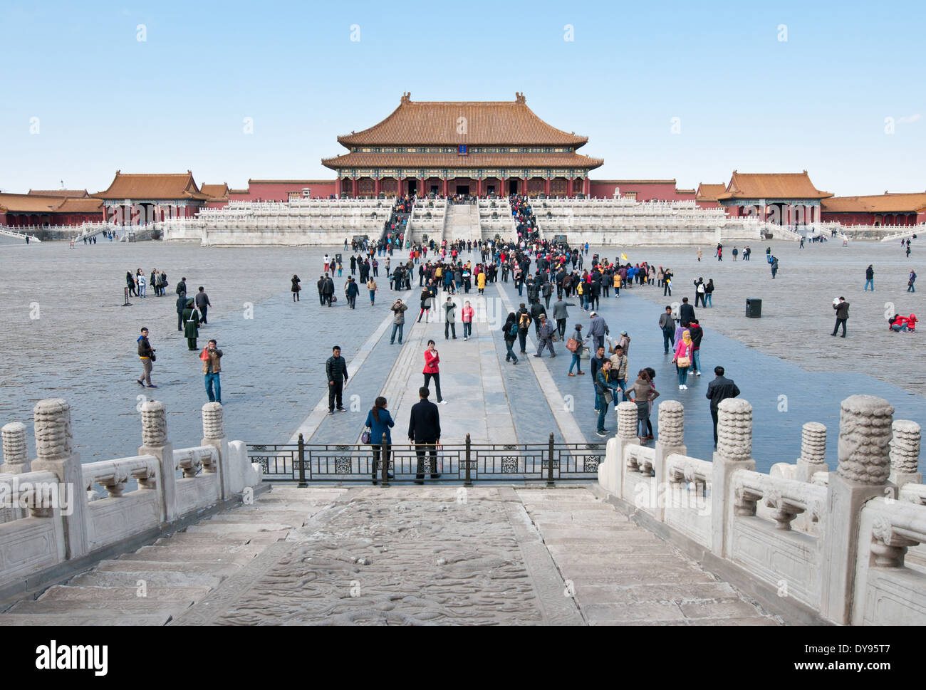 Hall of Supreme Harmony (Taihedian) in Forbidden City, Beijing, China ...