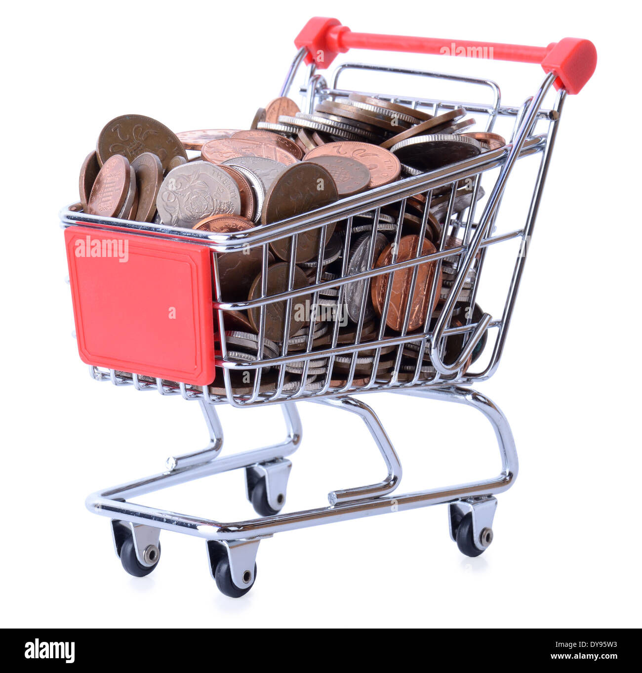 Shopping cart full of groceries hi-res stock photography and images - Alamy