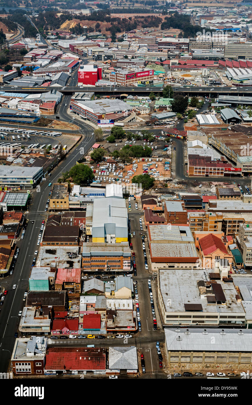 South Africa, Johannesburg, Overview of downtown Stock Photo - Alamy