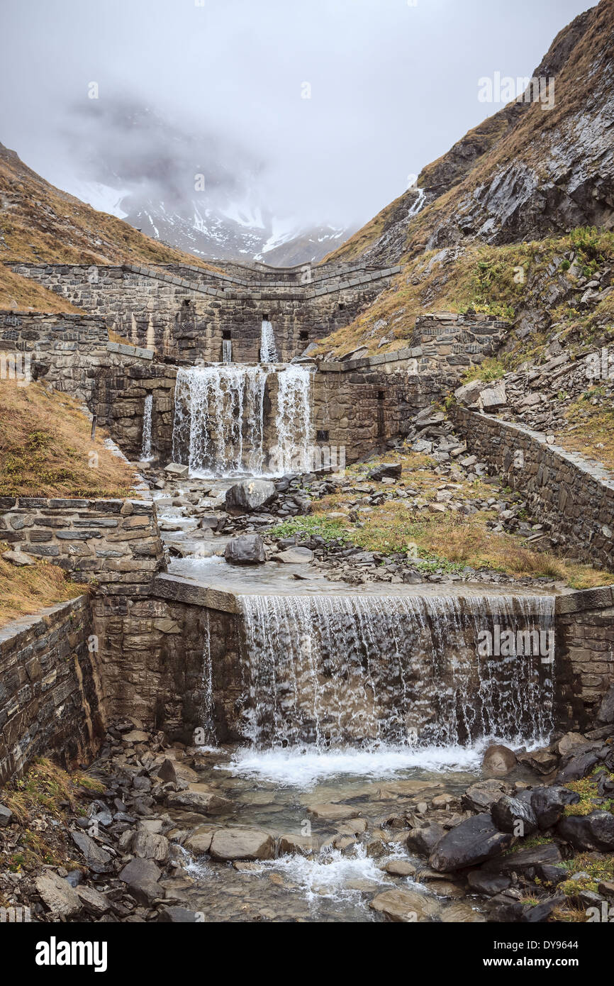Austria, Alps, Waterfalls by Grossglockner Stock Photo - Alamy