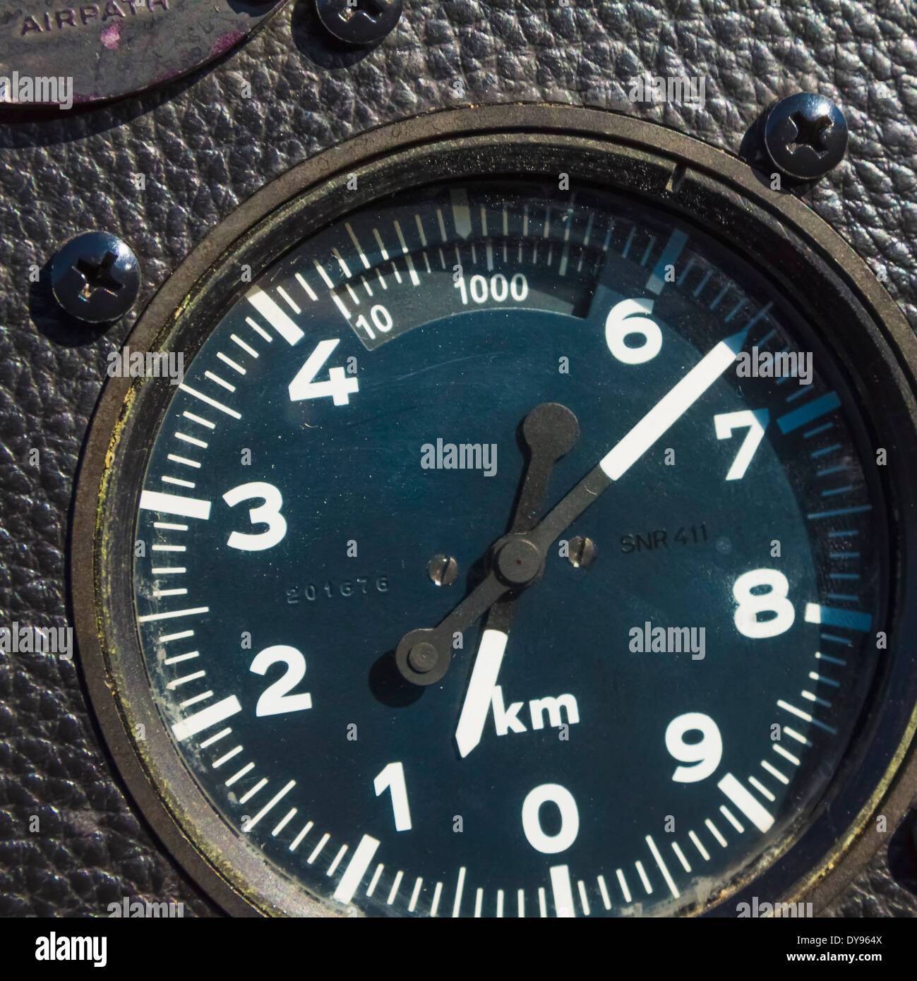 Germany, altimeter of glider, close-up Stock Photo - Alamy