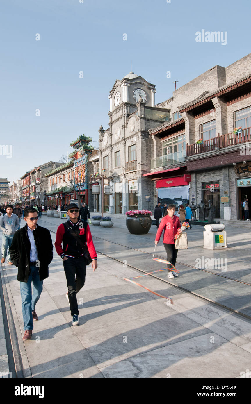 Pedestrian commercial street hi-res stock photography and images - Alamy