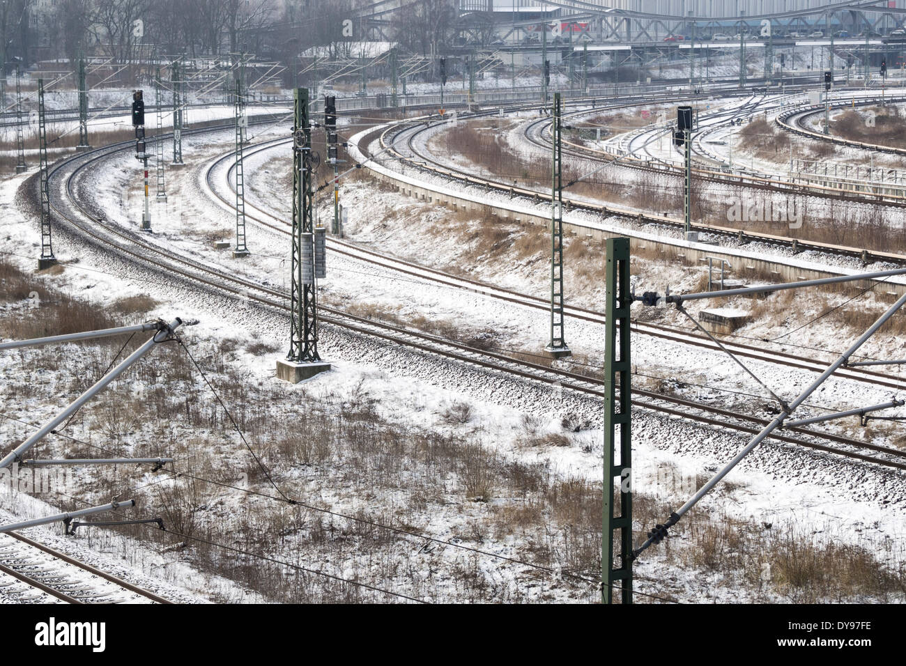 Many railway tracks industrial hi-res stock photography and images - Alamy