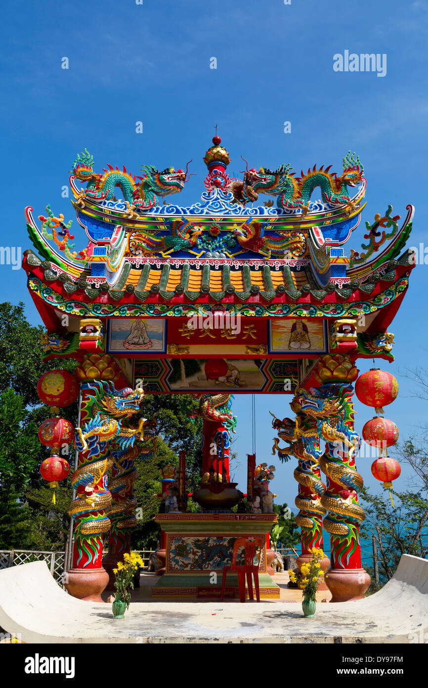Chinese Shrine Chao Po Koh Chang, Thailand Stock Photo - Alamy