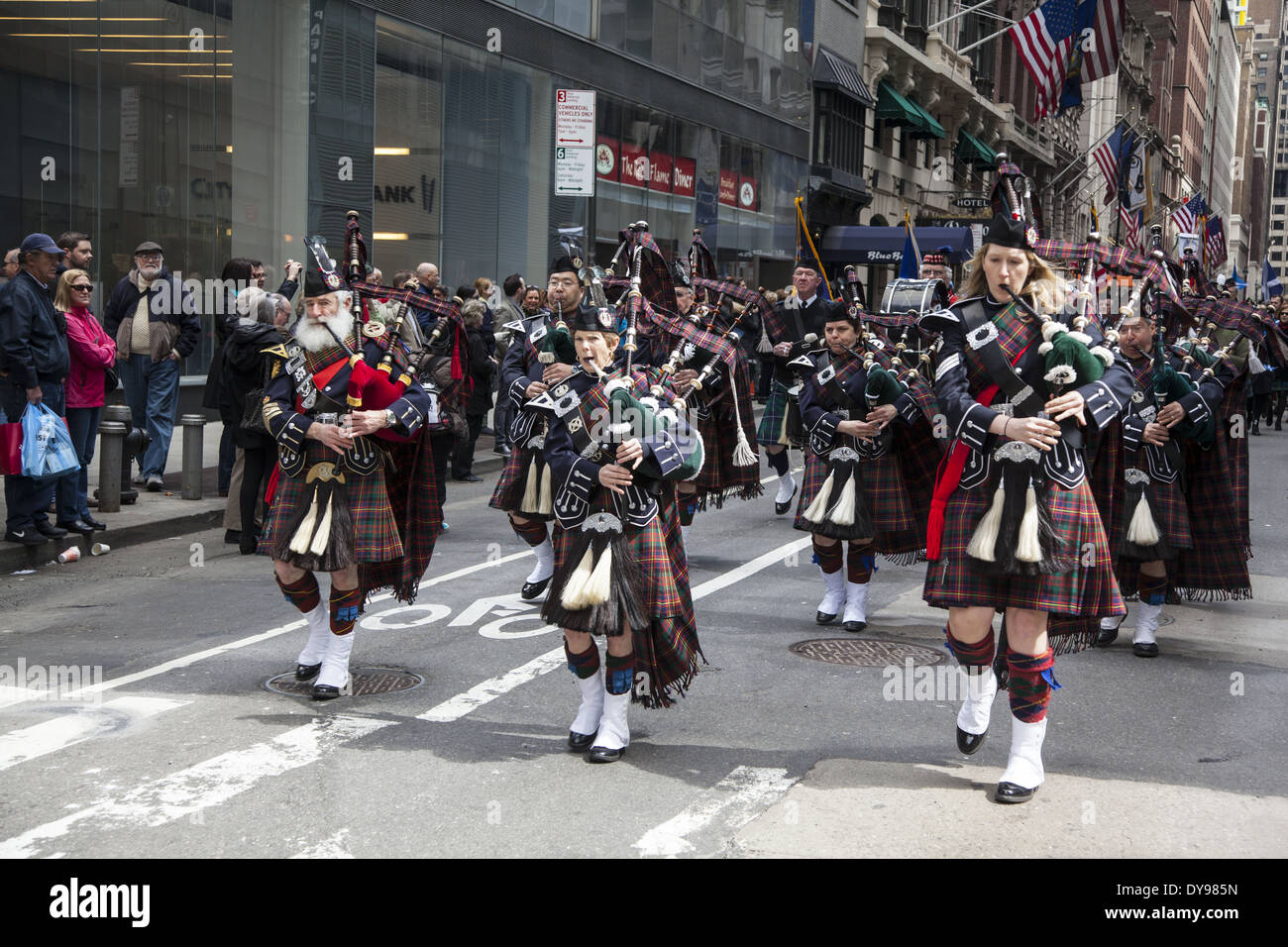 Annual Tartan Day Parade in NYC. Designated a national holiday in 1998 ...