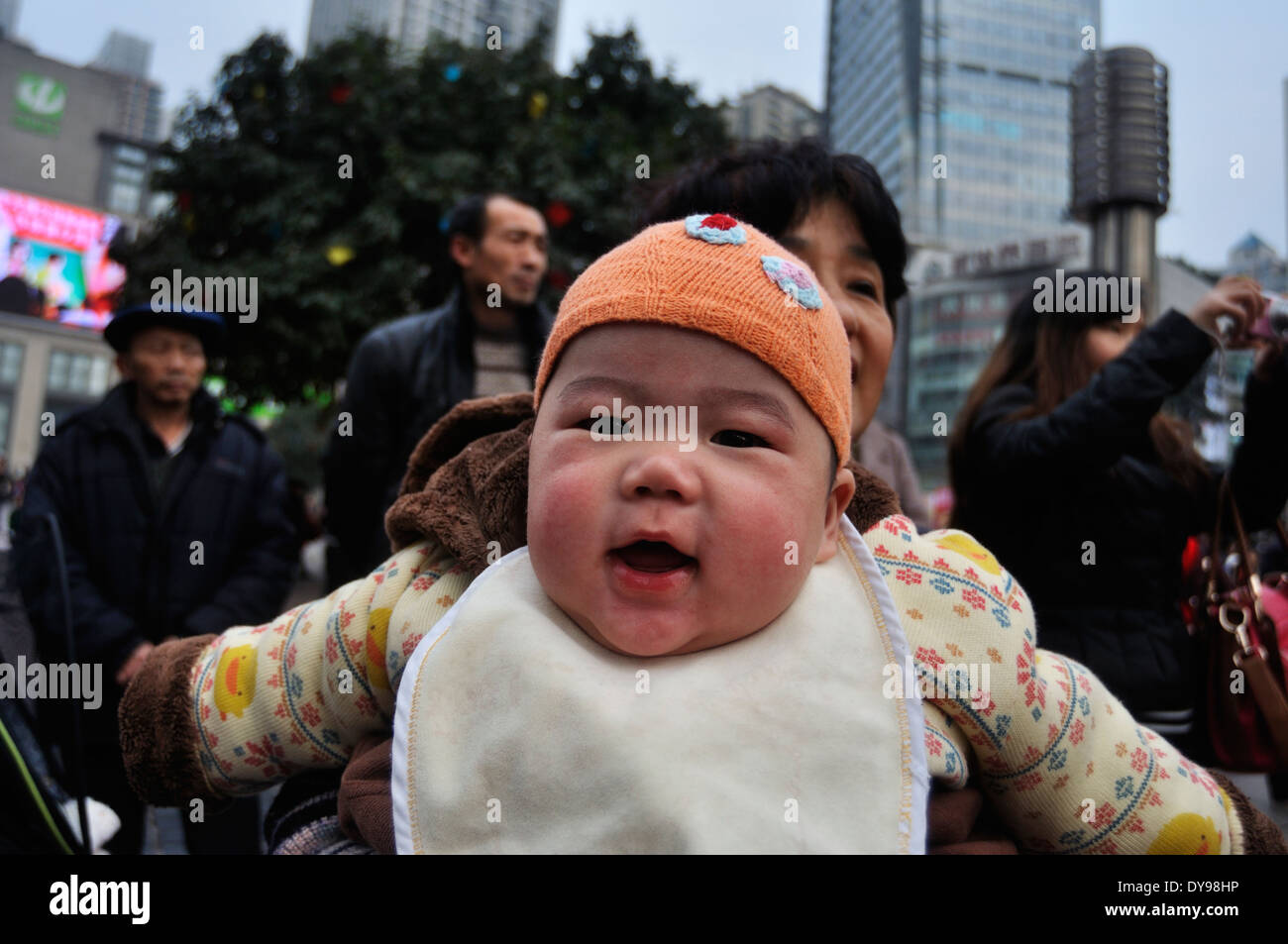 adorable chinese baby in chongqing,china Stock Photo - Alamy