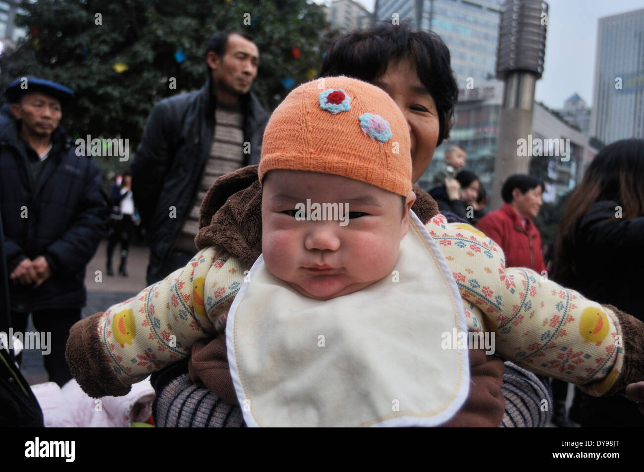 adorable chinese baby in chongqing,china Stock Photo - Alamy