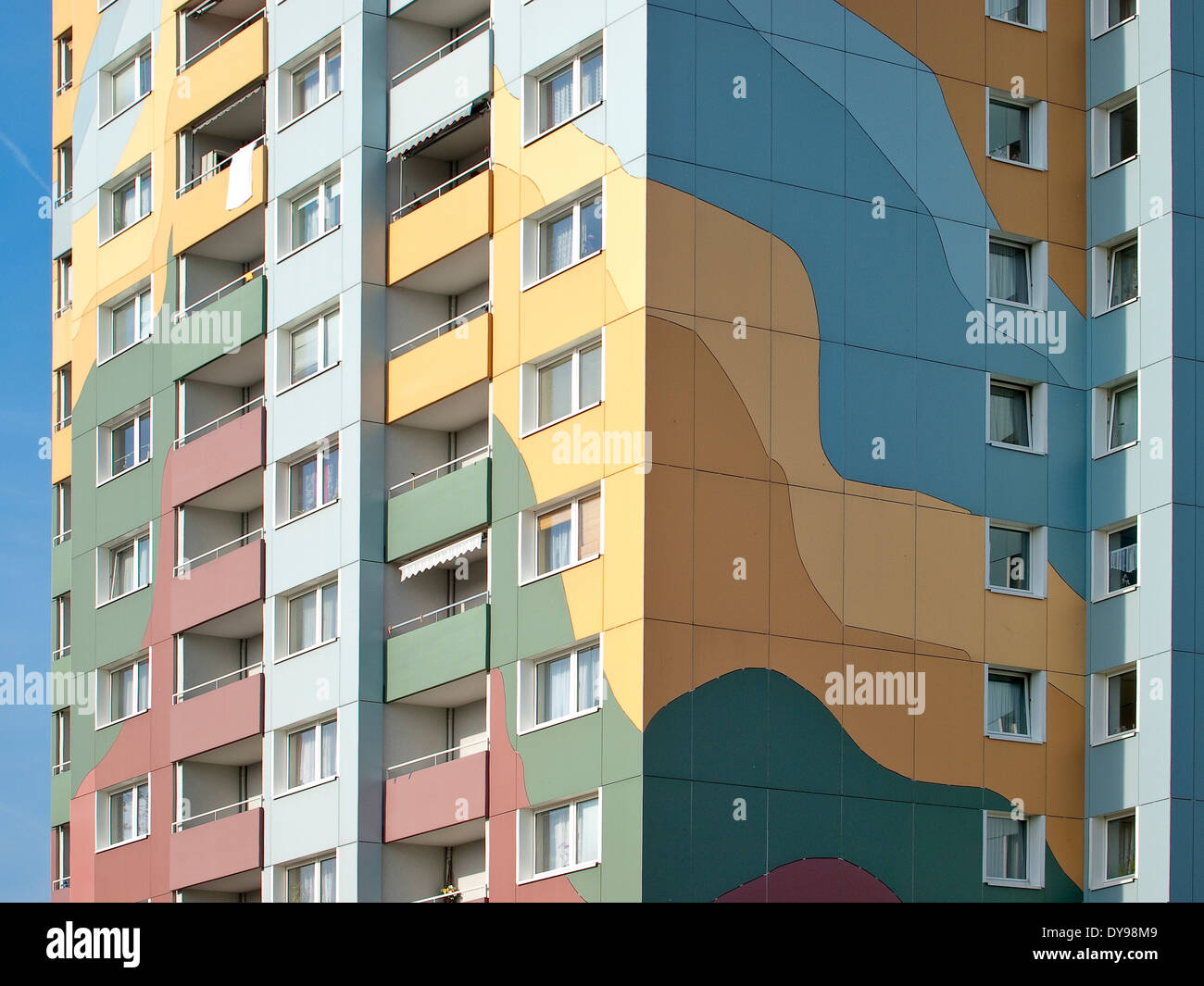 Details balconies apartment complex hi-res stock photography and images ...