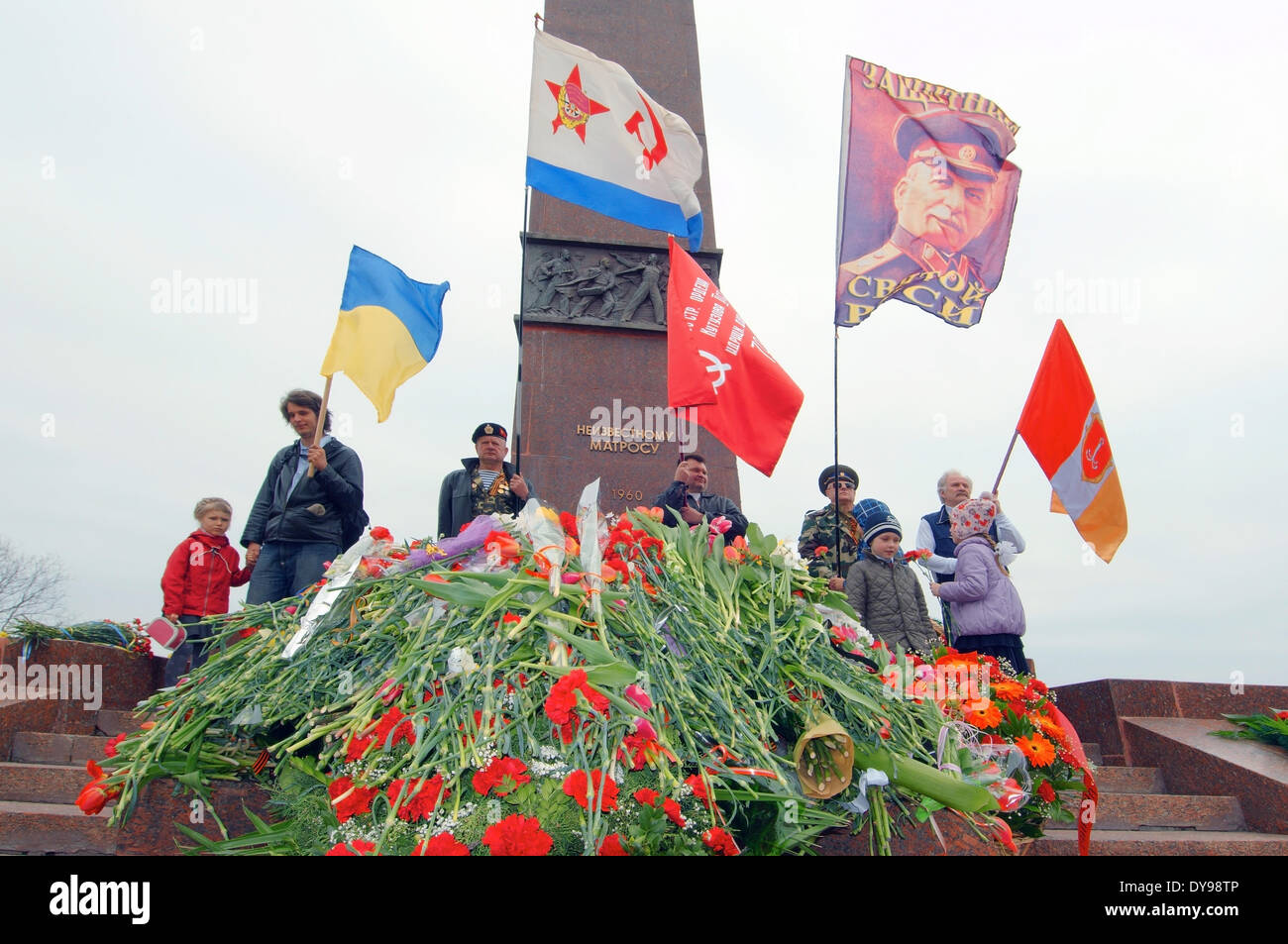 Odessa, Ukraine. 10th April, 2014. Eternal Flame at the Tomb of the ...