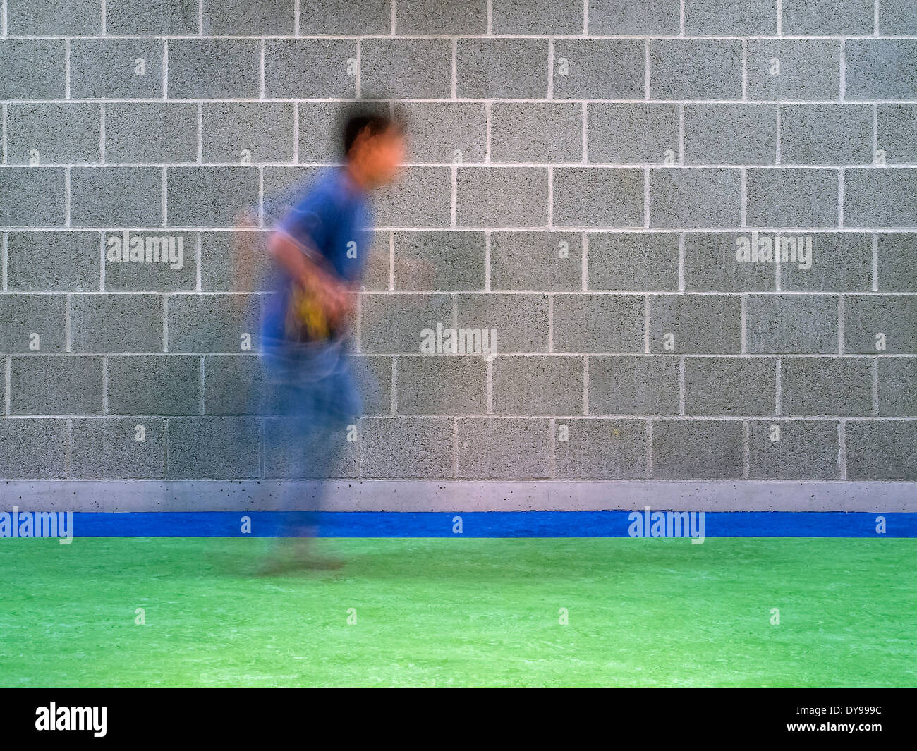 Wall with runner Stock Photo - Alamy