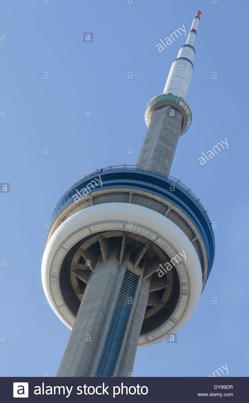 Cn Tower Upper Part Cn Stock Photos & Cn Tower Upper Part Cn Stock ...