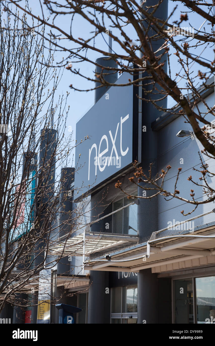 Next retail store or shop sign Stock Photo - Alamy