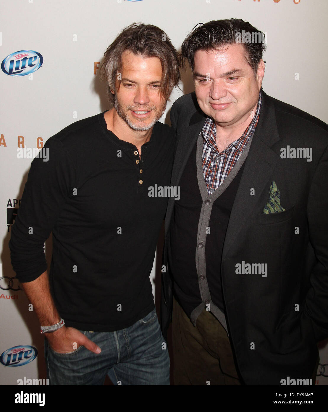 New York, New York, USA. 9th Apr, 2014. Actors TIMOTHY OLYPHANT and ...
