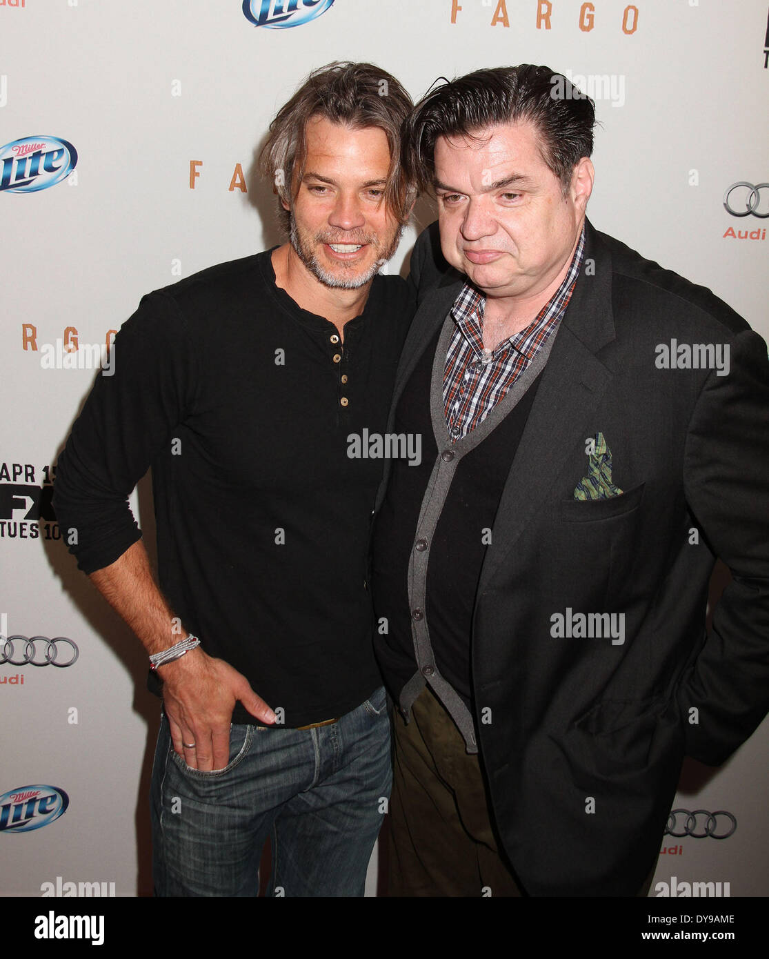 New York, New York, USA. 9th Apr, 2014. Actors TIMOTHY OLYPHANT and ...