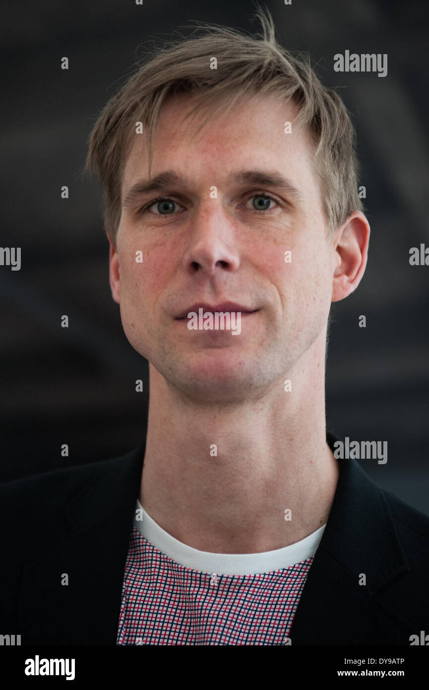 London, UK - 10 April 2014: Dutch artist Berndnaut Smilde poses for a ...
