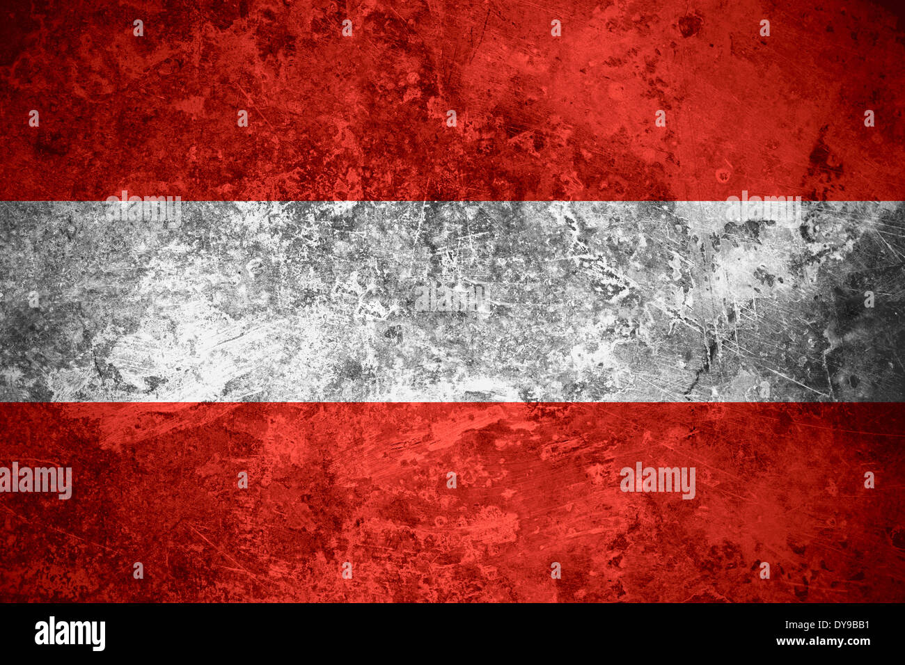 flag of Austria or Austrian banner on vintage metal texture Stock Photo ...