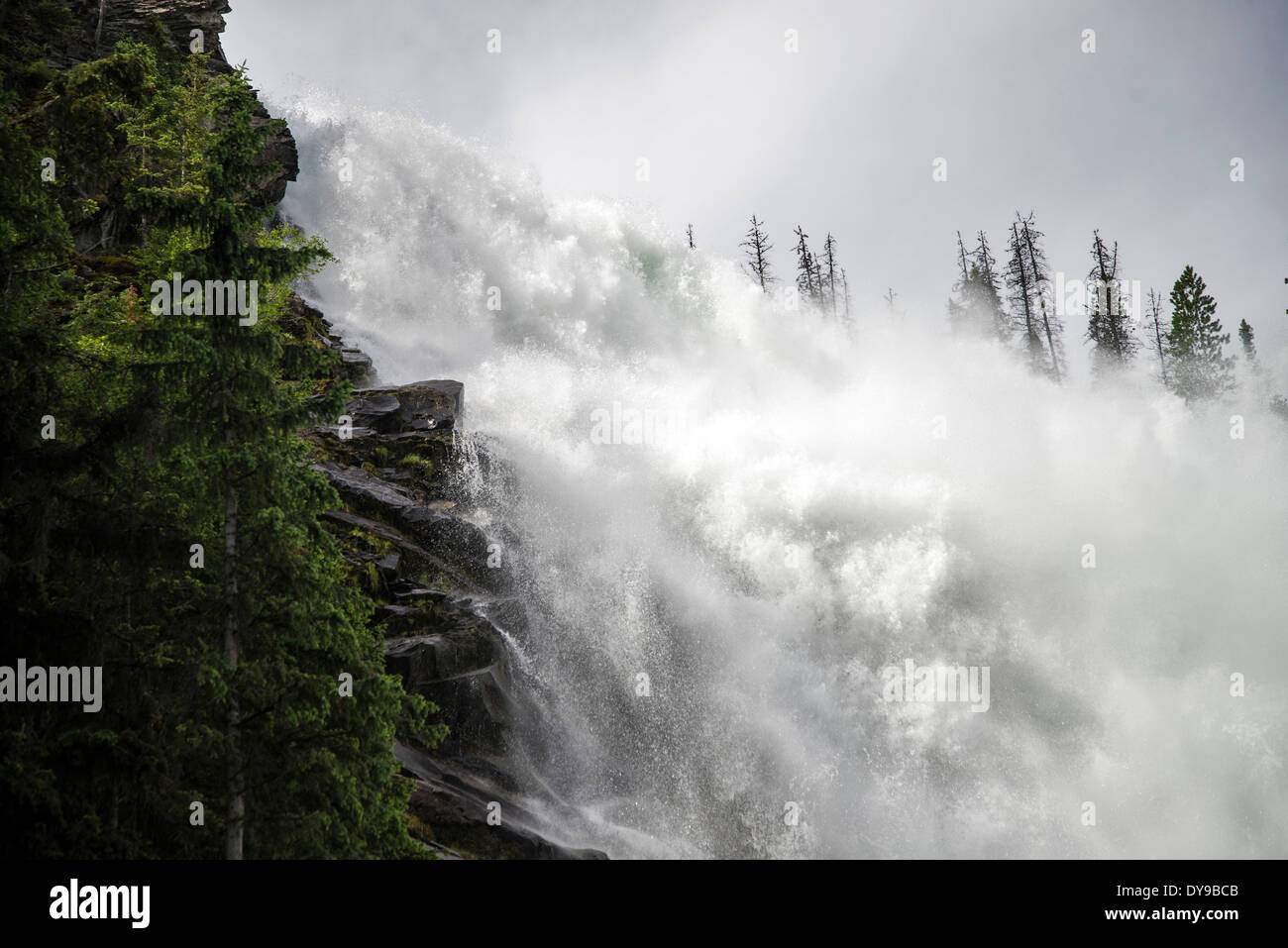 kinuseo falls, monkman, provincial park, BC, British Columbia, Canada ...