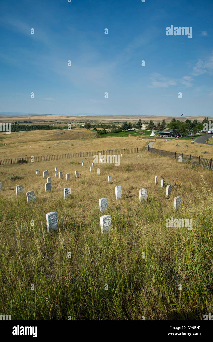 Little Bighorn, National Battlefield, Custer's Last Stand, Montana, USA ...