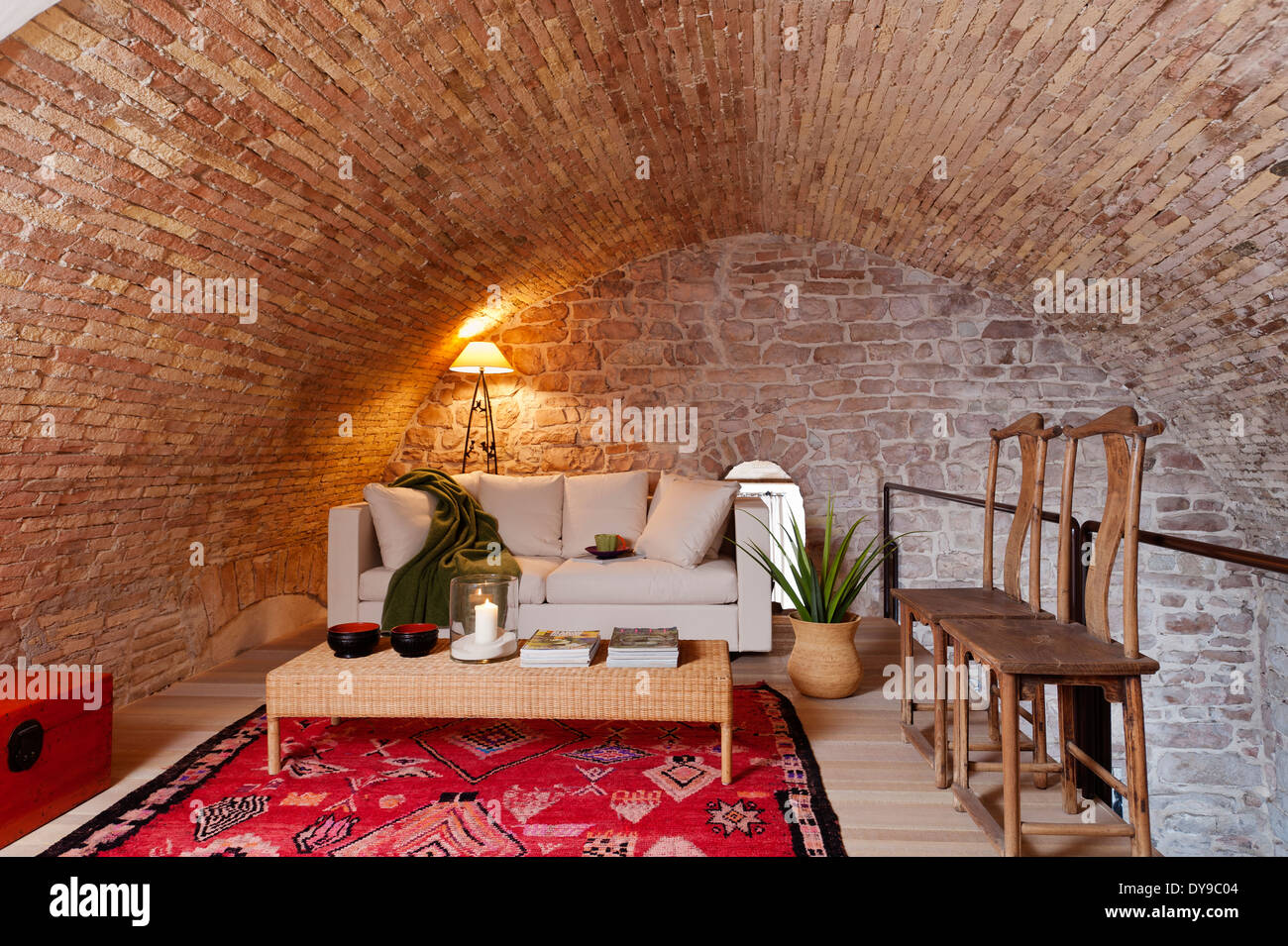 Vaulted stone ceiling hi-res stock photography and images - Alamy