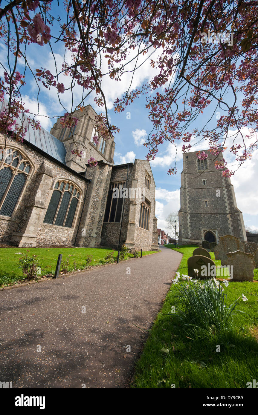 Church with separate tower hi-res stock photography and images - Alamy