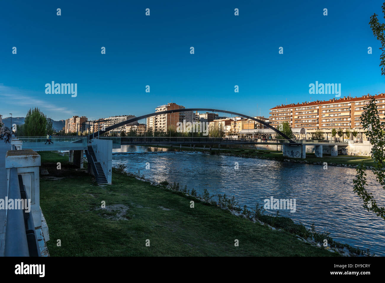 Balaguer beside Segre river Stock Photo - Alamy