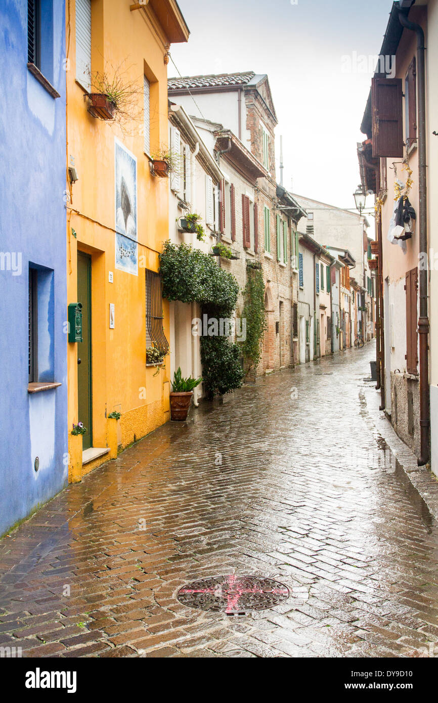 Streets of Rimini, Emilia Romagna, Italy Stock Photo - Alamy