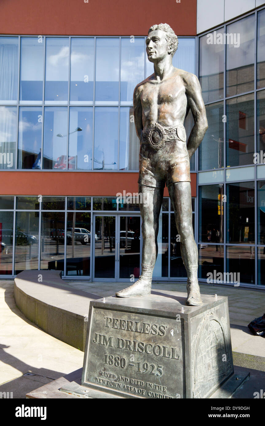 Statue of "Peerless" Jim Driscol Famous featherweight boxer from ...