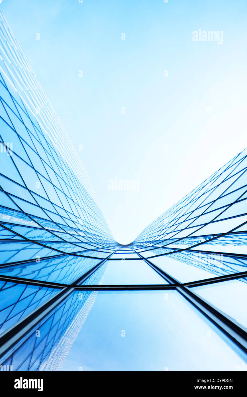 High rise skyscraper skyscrapers building buildings curved facade hi ...