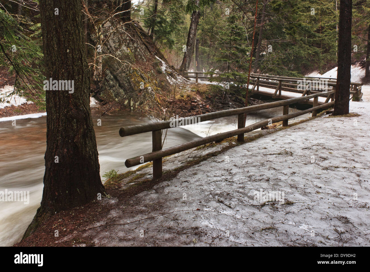 Victoria Park during early spring melt Stock Photo - Alamy
