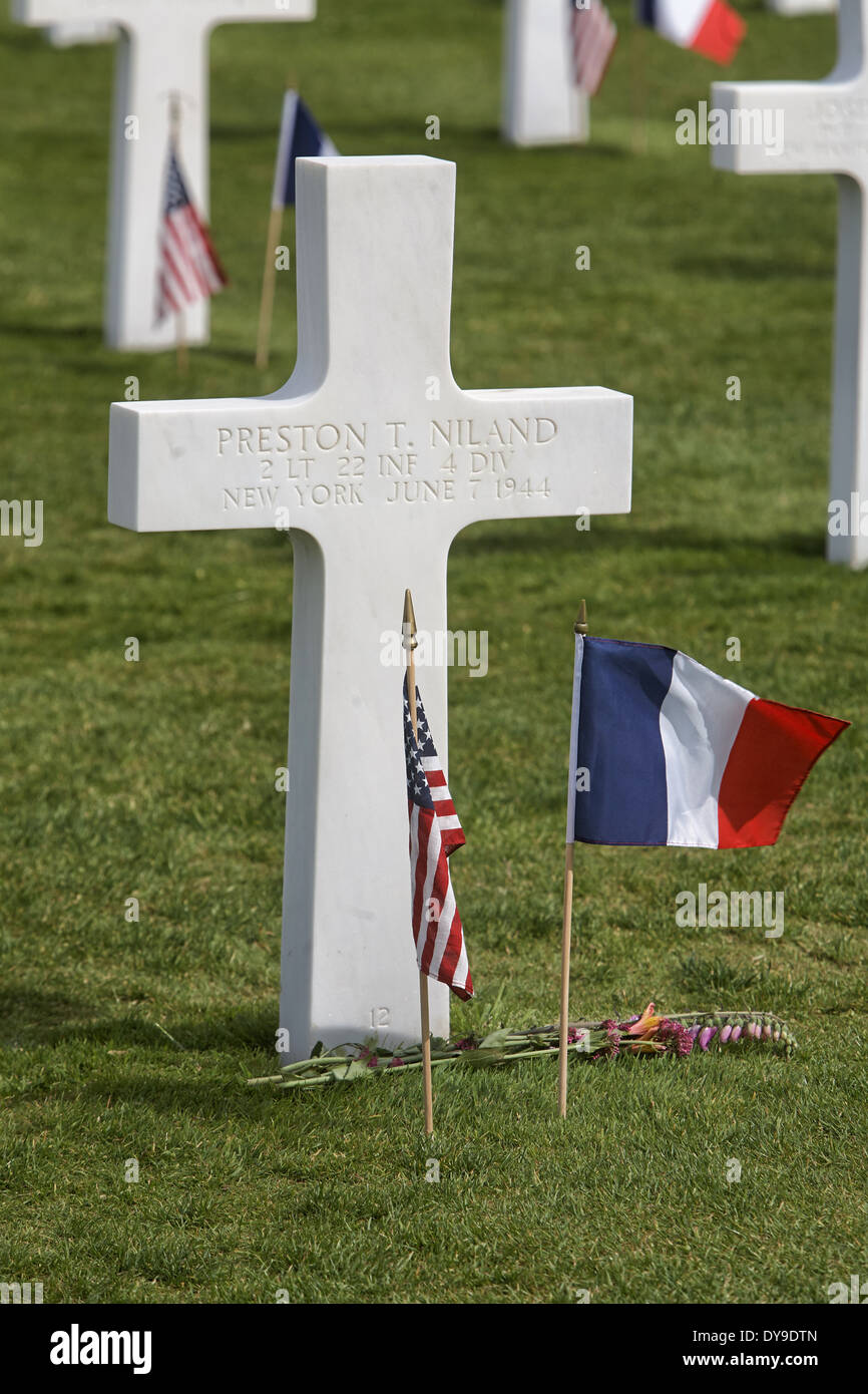 Normandy American Cemetery and Memorial Stock Photo - Alamy