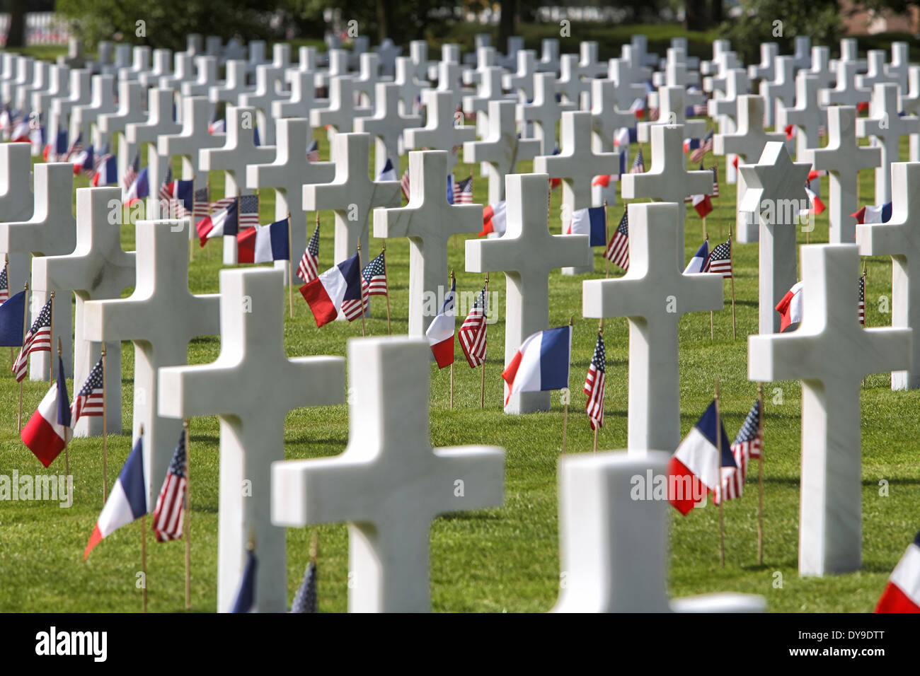 Normandy American Cemetery and Memorial Stock Photo - Alamy