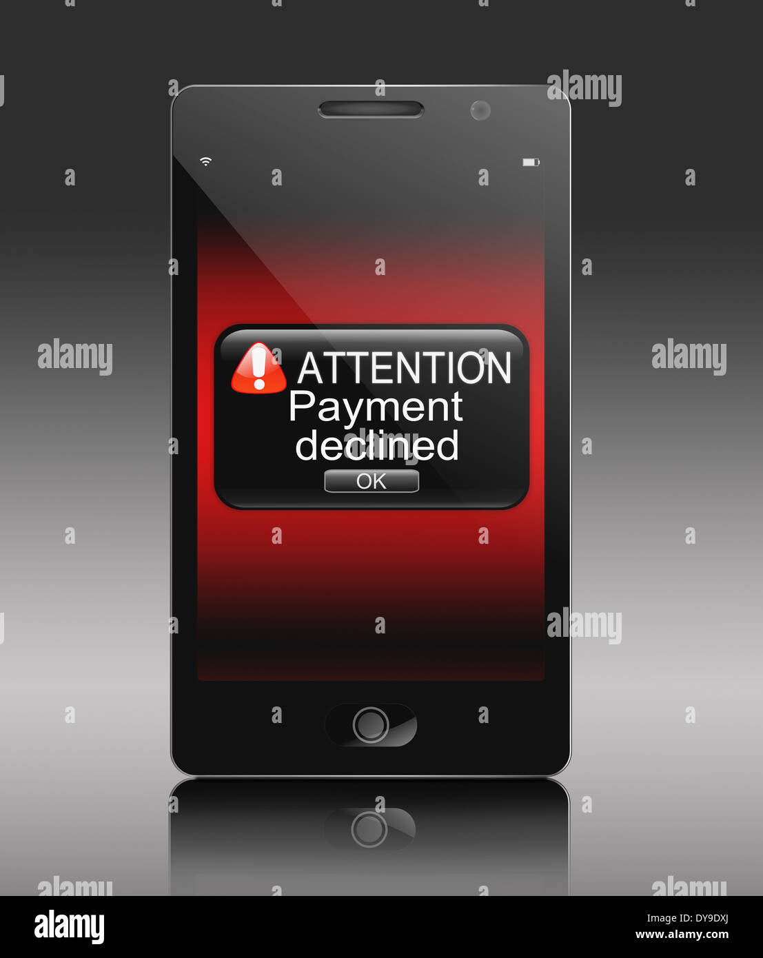 Payment declined concept Stock Photo - Alamy