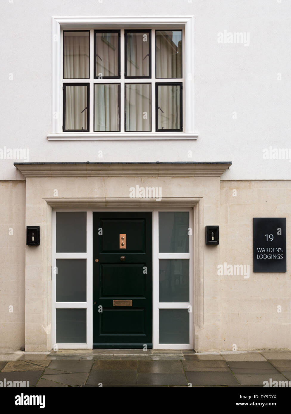 Oxford university, England, Merton college, warden's lodgings Stock ...