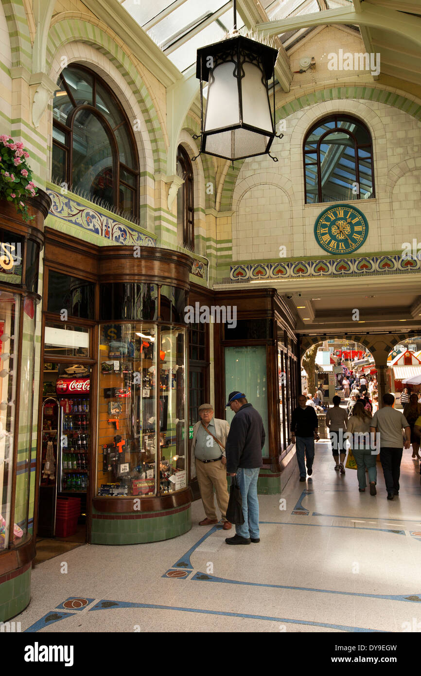 Art nouveau shopping arcade hi-res stock photography and images - Alamy