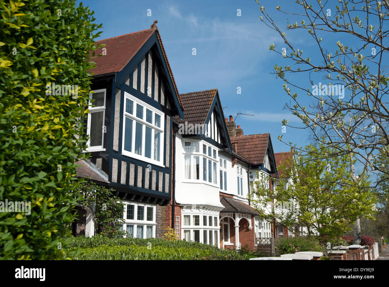 Tudor House With Bay Windows