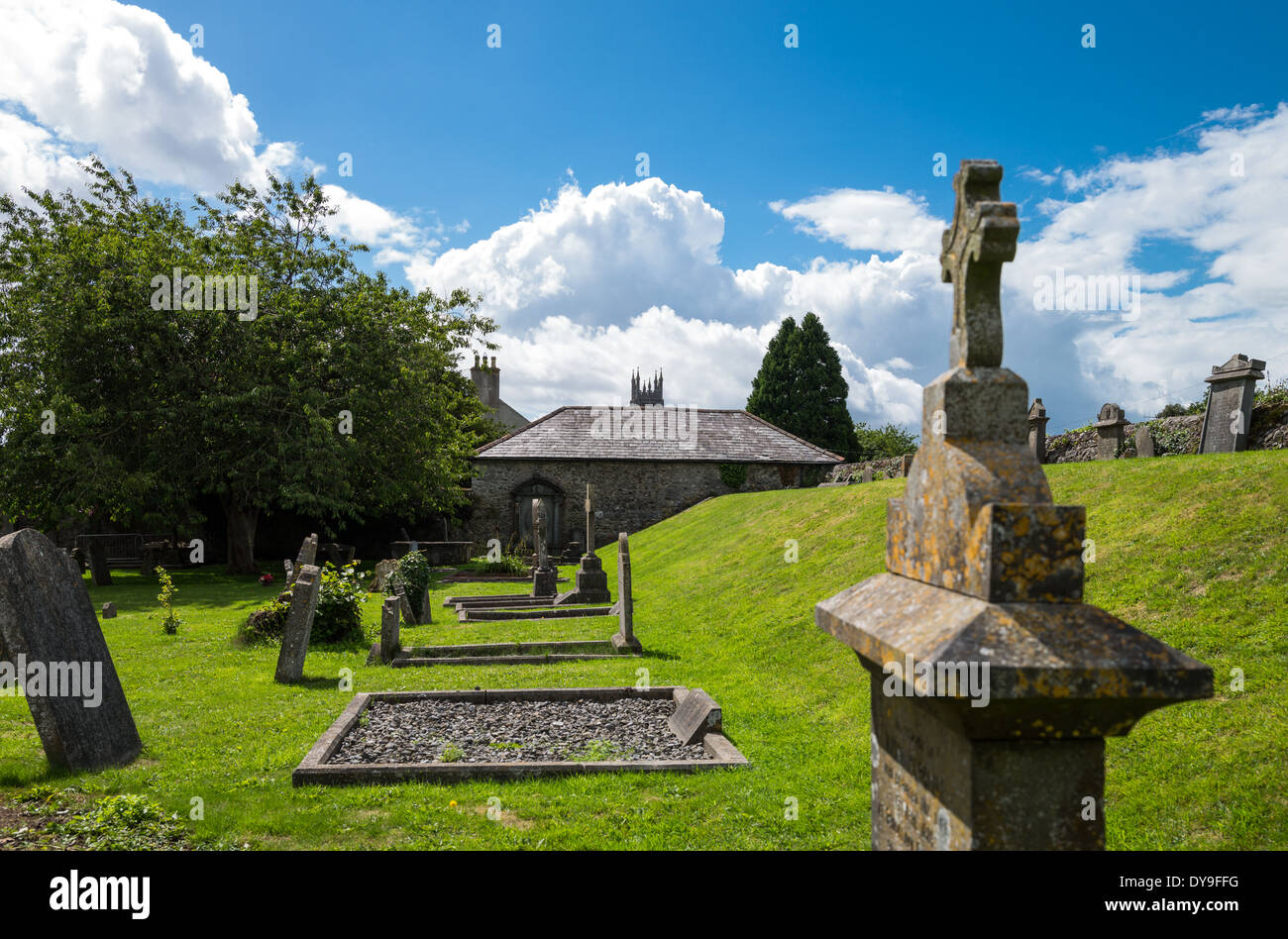 Ireland, Kilkenny, the St Canice's cathedral cemetery Stock Photo - Alamy