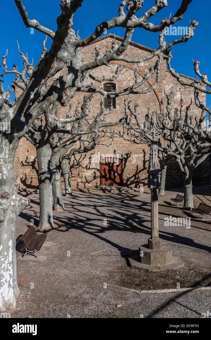 Church in Balaguer. LLeida. Spain Stock Photo - Alamy
