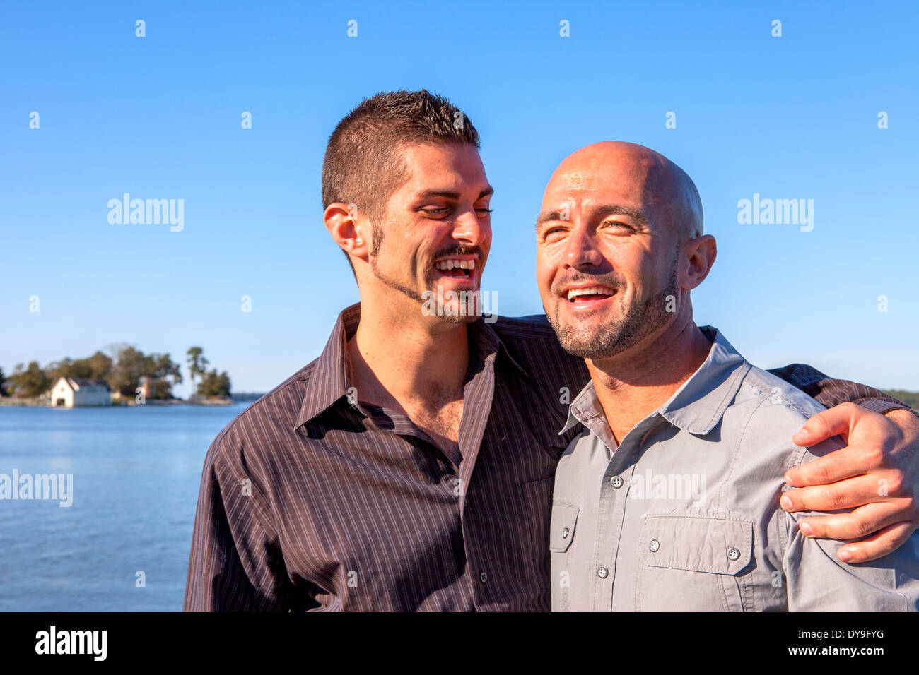 Two gay men share hi-res stock photography and images - Alamy