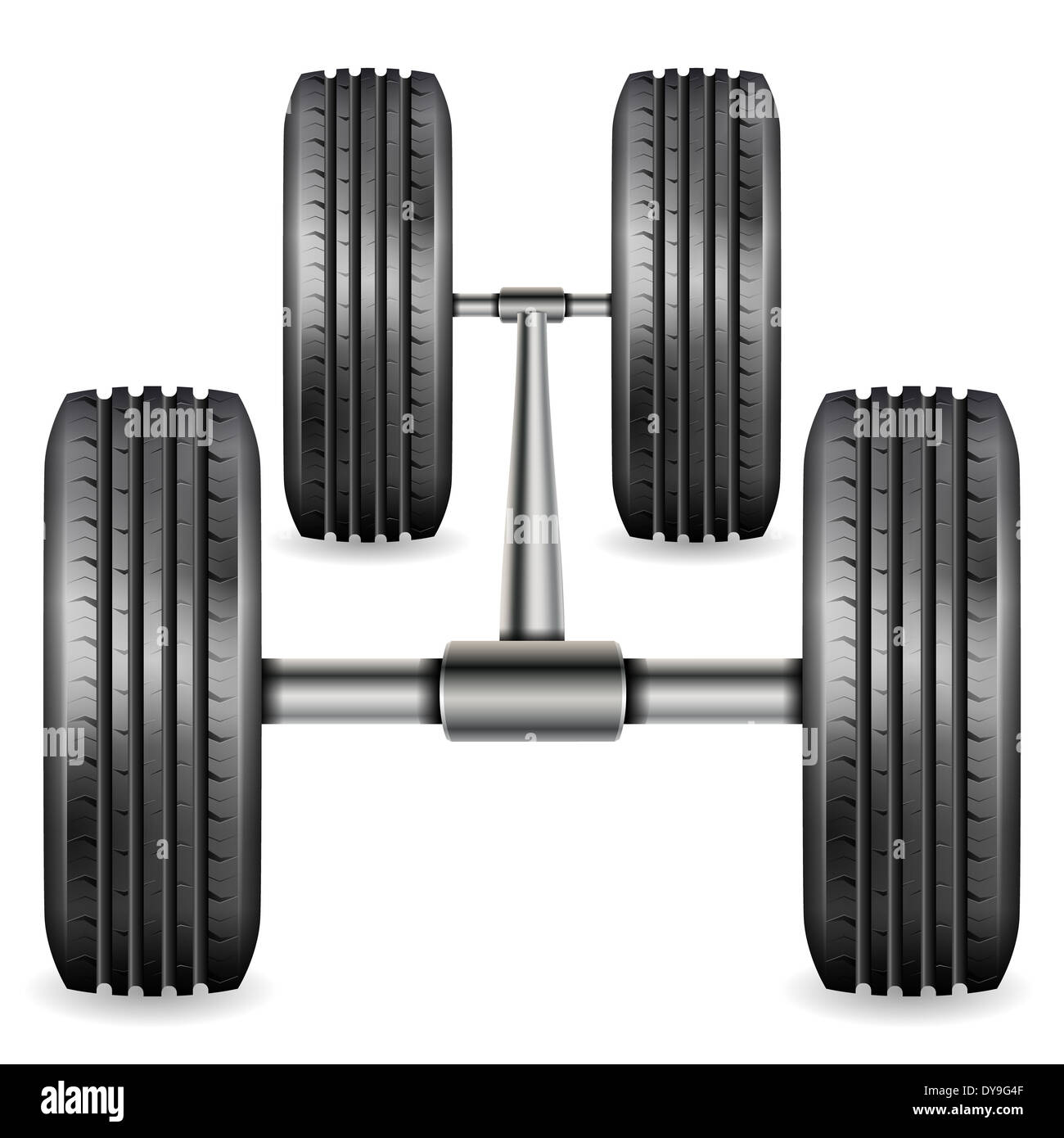 Print auto tire on Cut Out Stock Images & Pictures - Alamy