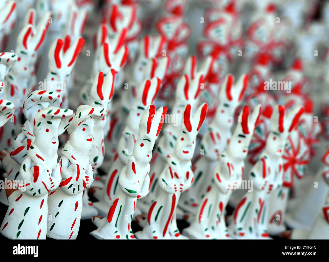 Typical clay pieces made in Majorca Stock Photo - Alamy