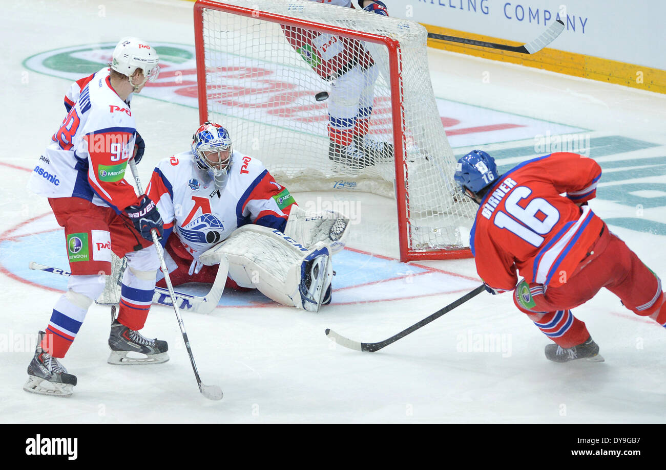 Left to right: Vladislav Kartajev and goalkeeper Curtis Sanford (both ...