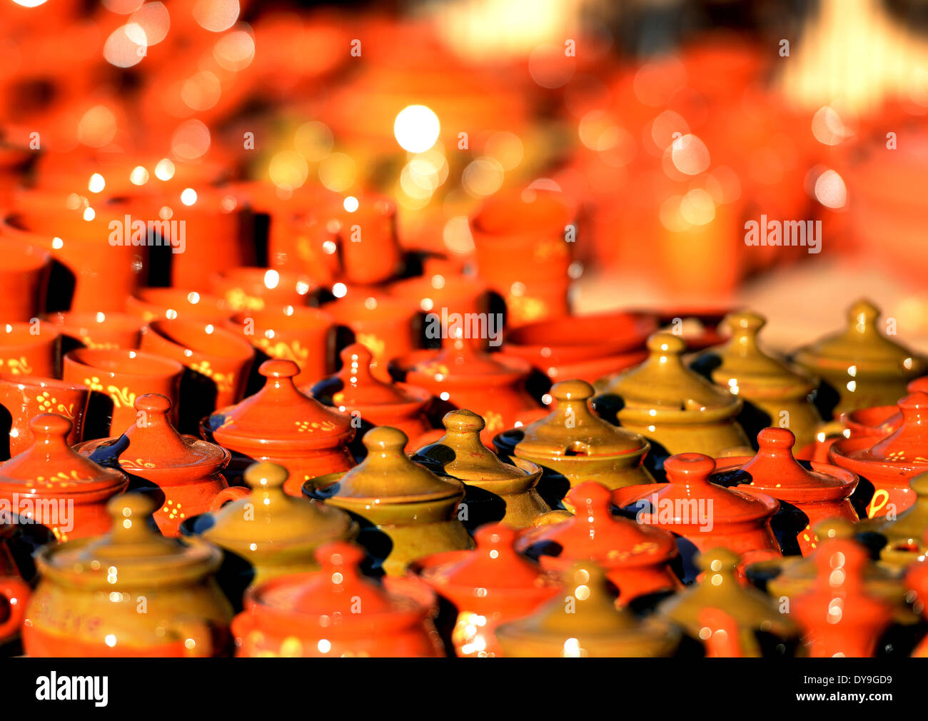 Typical clay pieces made in Majorca Stock Photo - Alamy