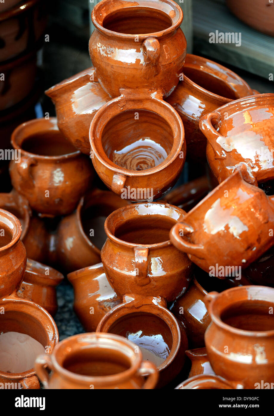 Typical clay pieces made in Majorca Stock Photo - Alamy